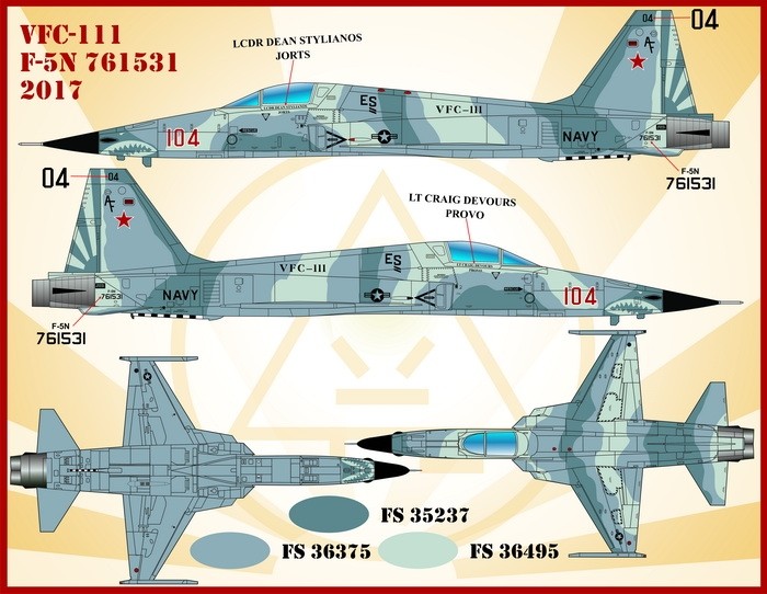 F-5N/F VFC-111 Bandit Sundowners