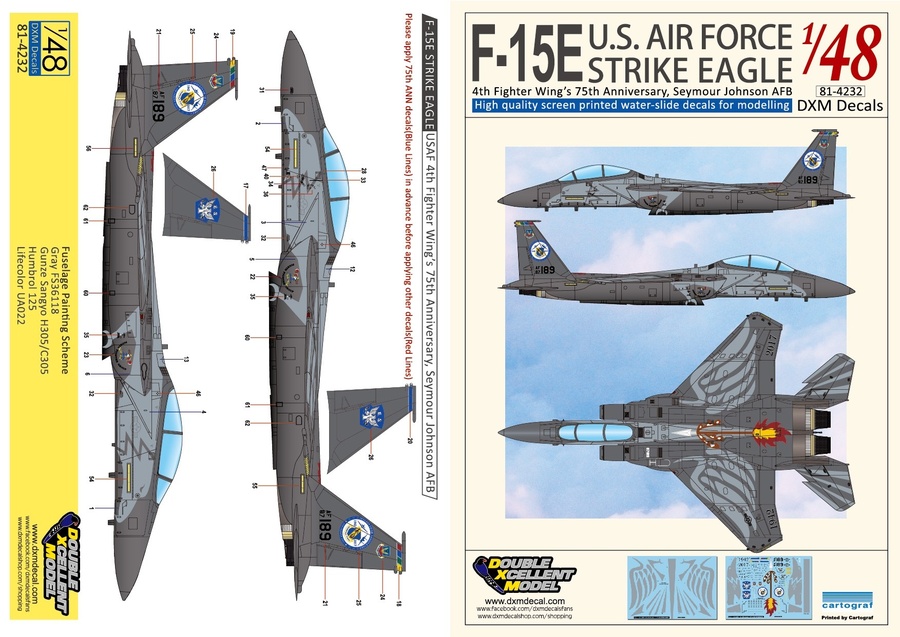 F-15E Strike Eagle 4th FW's 75th Anniversary