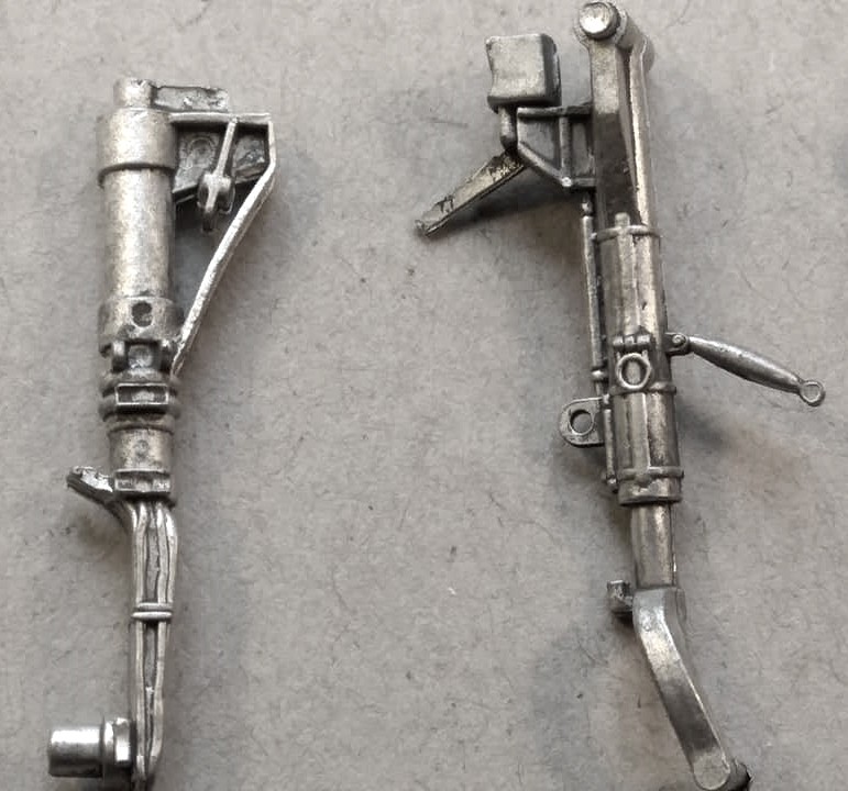 F-15E metal landing gear set