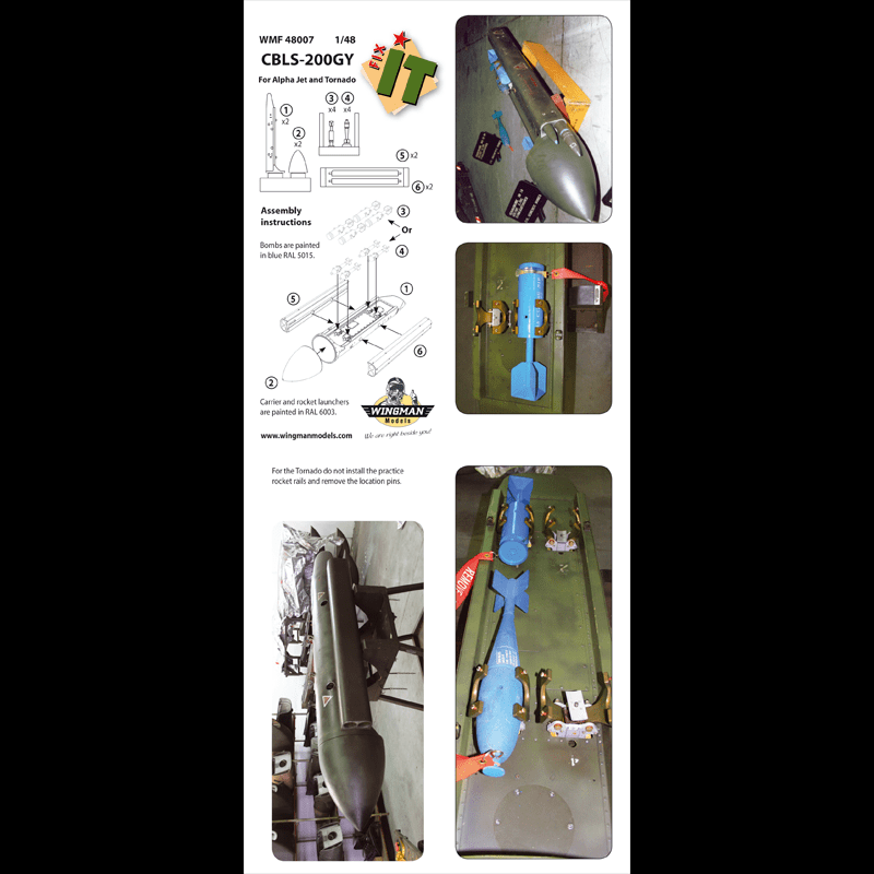CBLS 200 GY practice bomb dispenser