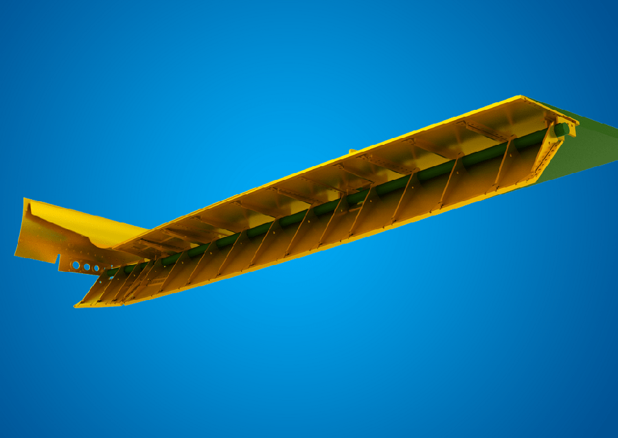 Spitfire Mk. V landing flaps