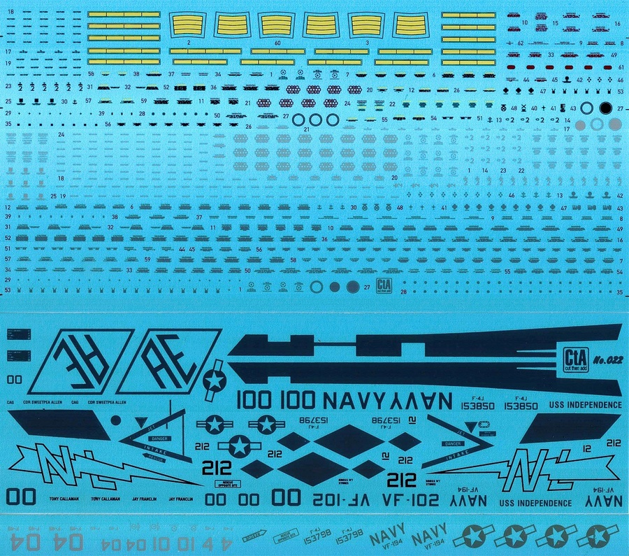 "Phantom shades of gray" -Low Viz F-4J/N/S , 7 Markings
