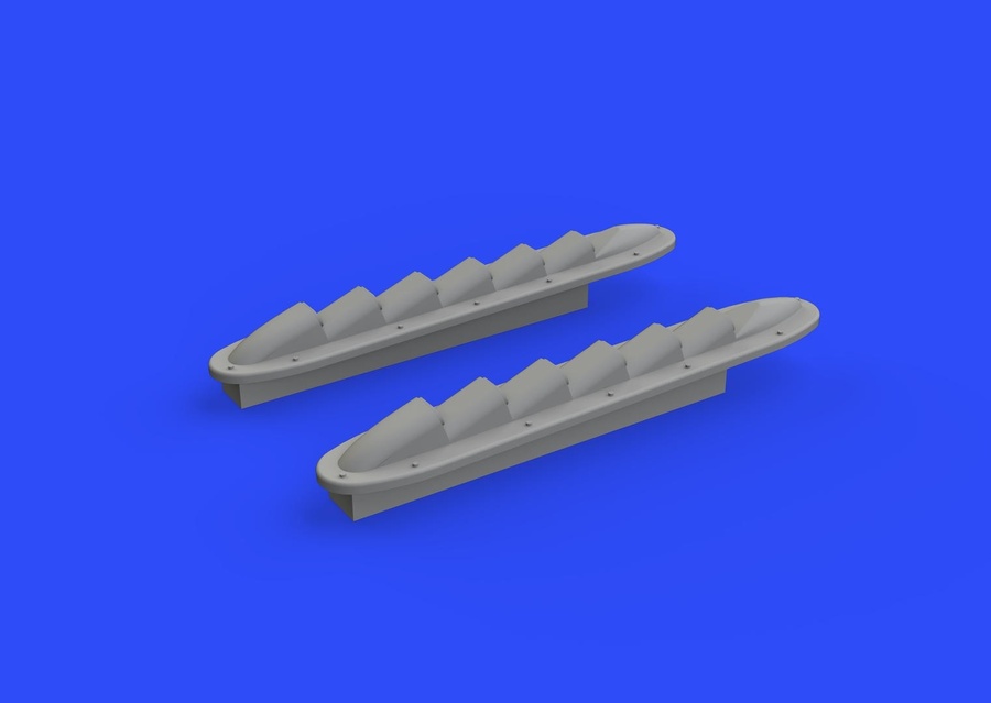 Typhoon Mk. I exhaust stacks w/ fairing