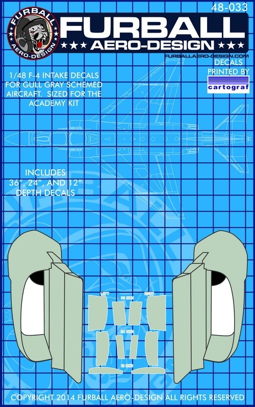 F-4 Intake Trunking for Gull Gray Schemed Aircraft