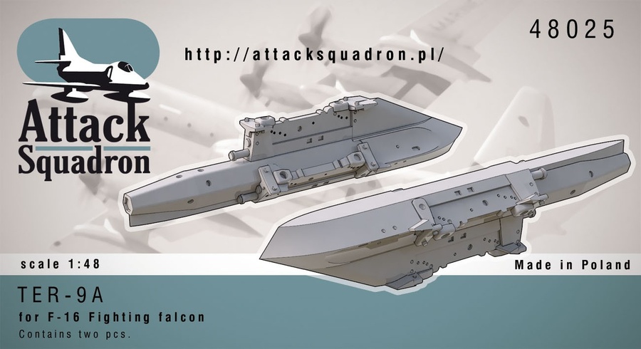 TER9A triple ejector rack for F-16