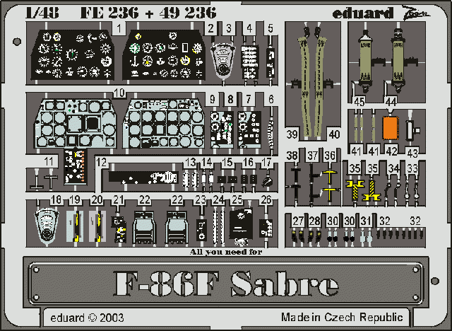 F-86F detail set