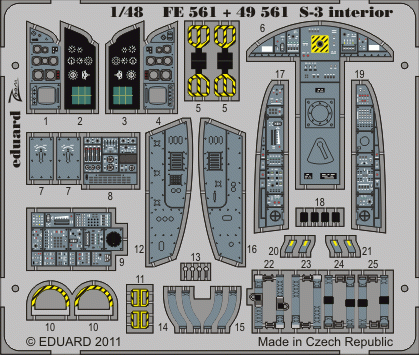 S-3 interior detail set