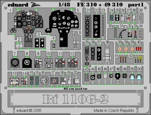 Bf 110G-2 detail set
