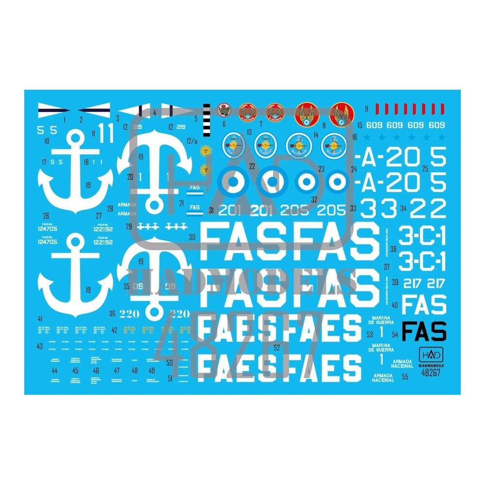 F4U- Corsairs decal sheet Part 2