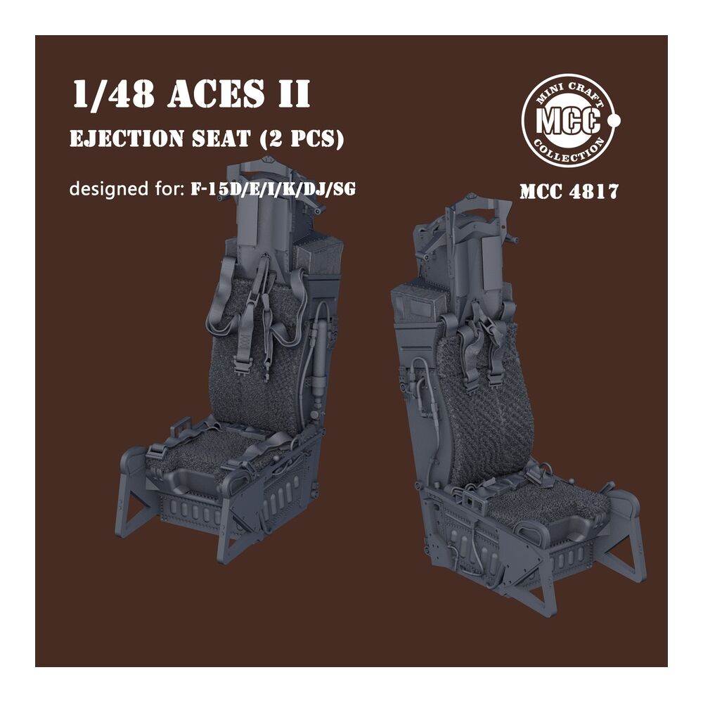 ACES II Ejection seats for F-15E (2pcs) Mini Craft Collection MCC4817 1/48