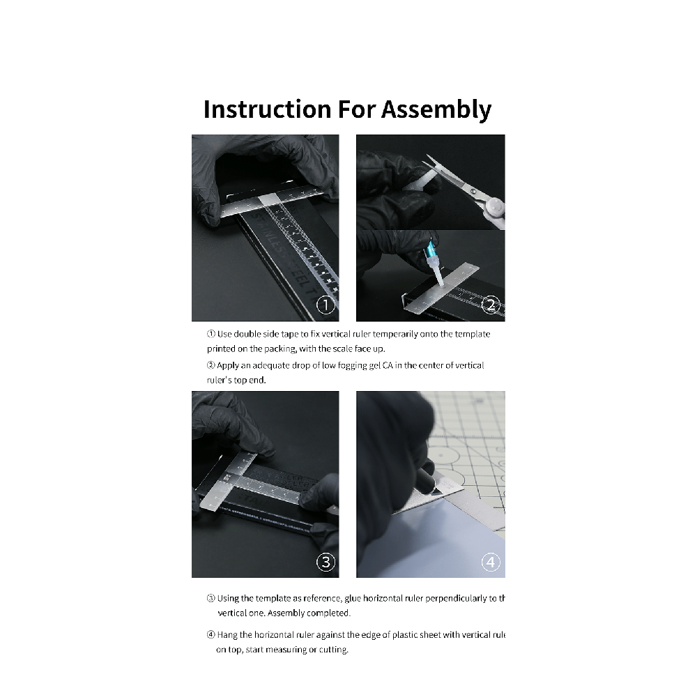 Stainless steel T ruler