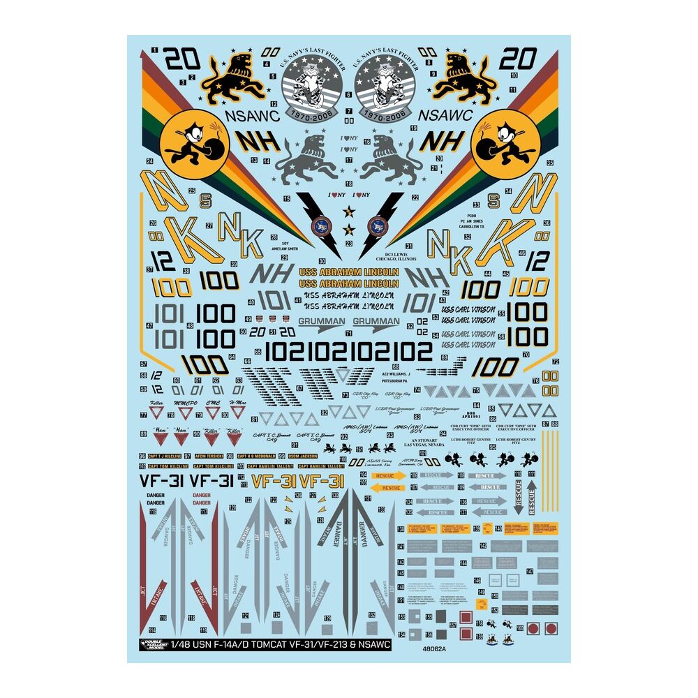 USN F-14 VF-31/VF-213/NSAWC Tomcat Collection #3
