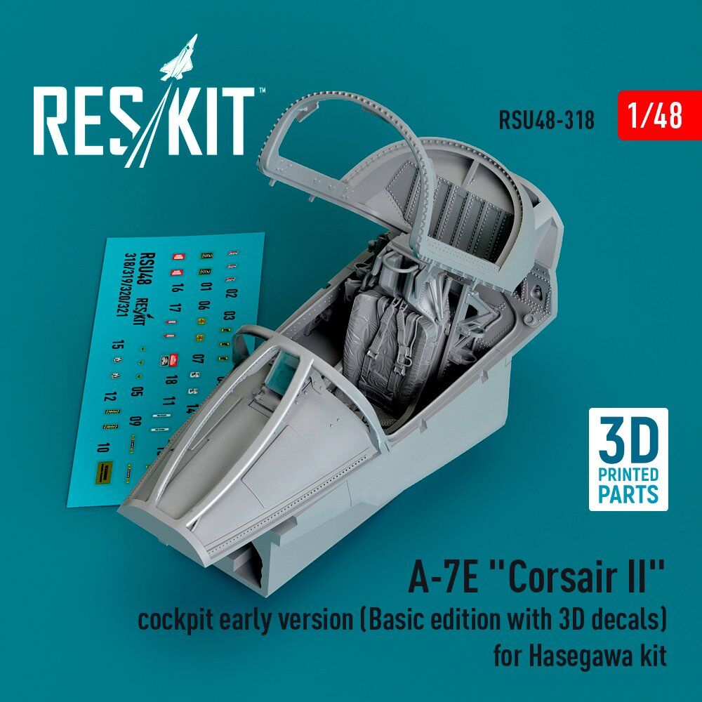 A-7E "Corsair II" cockpit early version (Basic edition with 3D decals ...