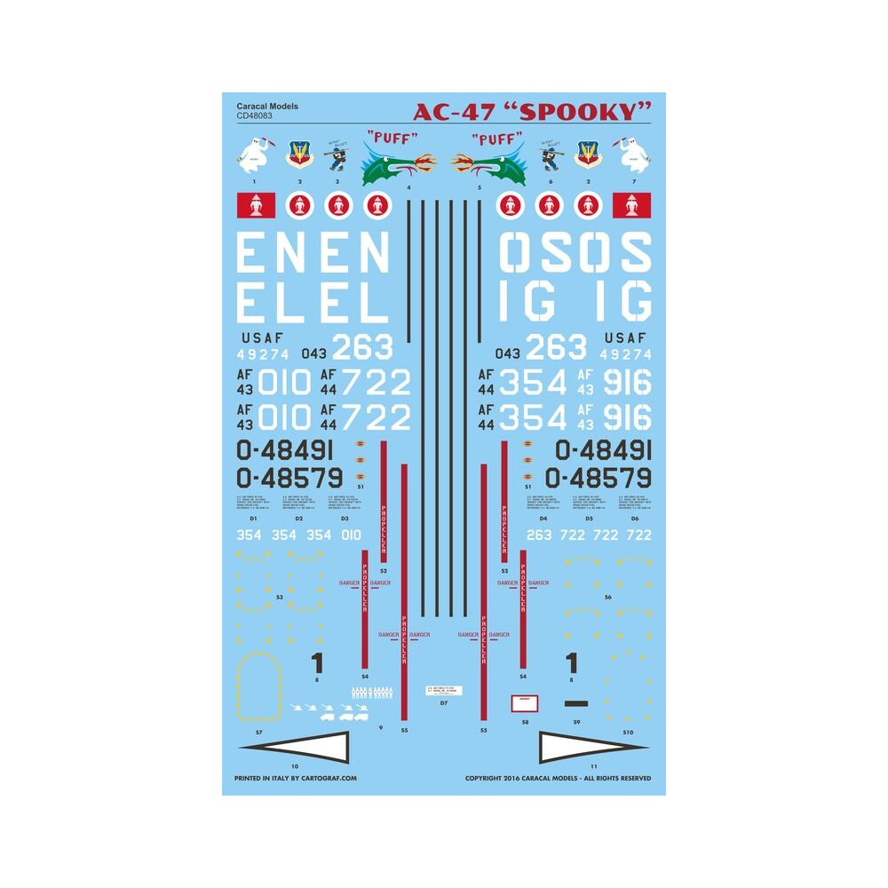 AC-47 Spooky for Vietnam war-era gunships