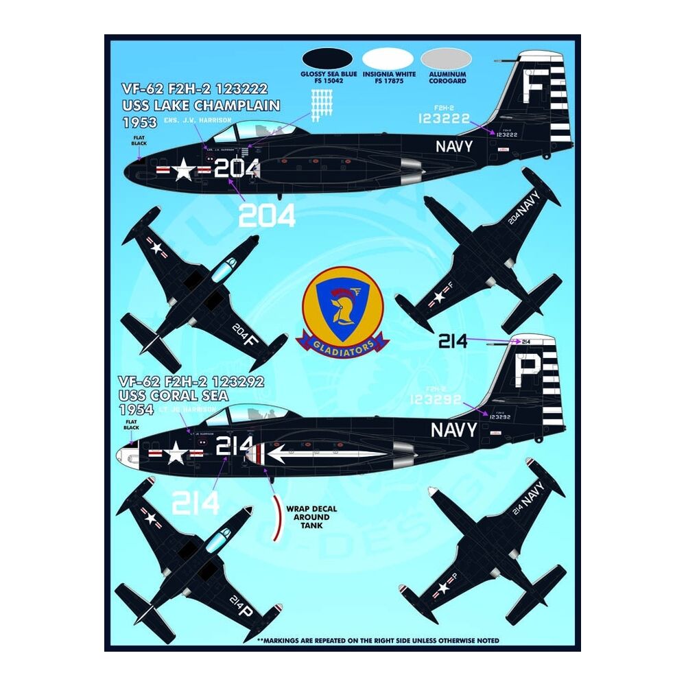 F2H-2 "Colorful Sea Blue Banshees"