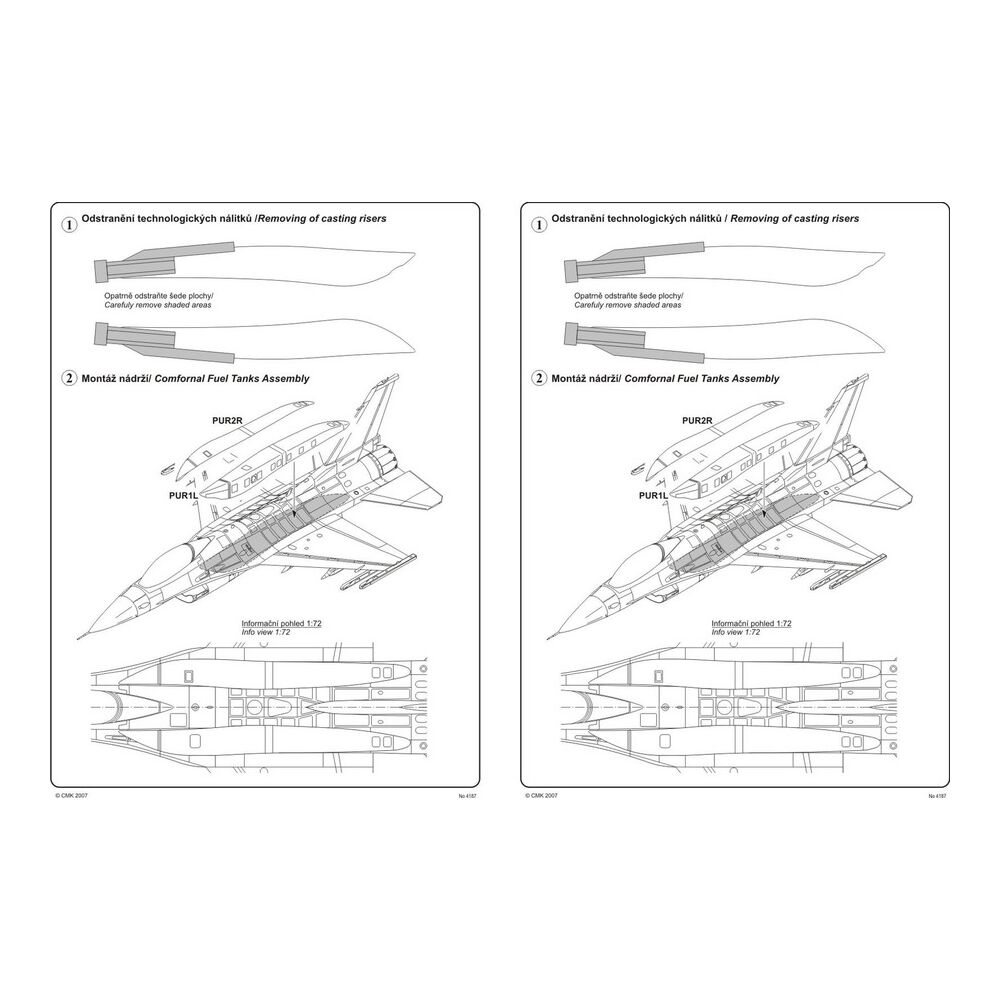 F-16C/D conformal fuel tanks
