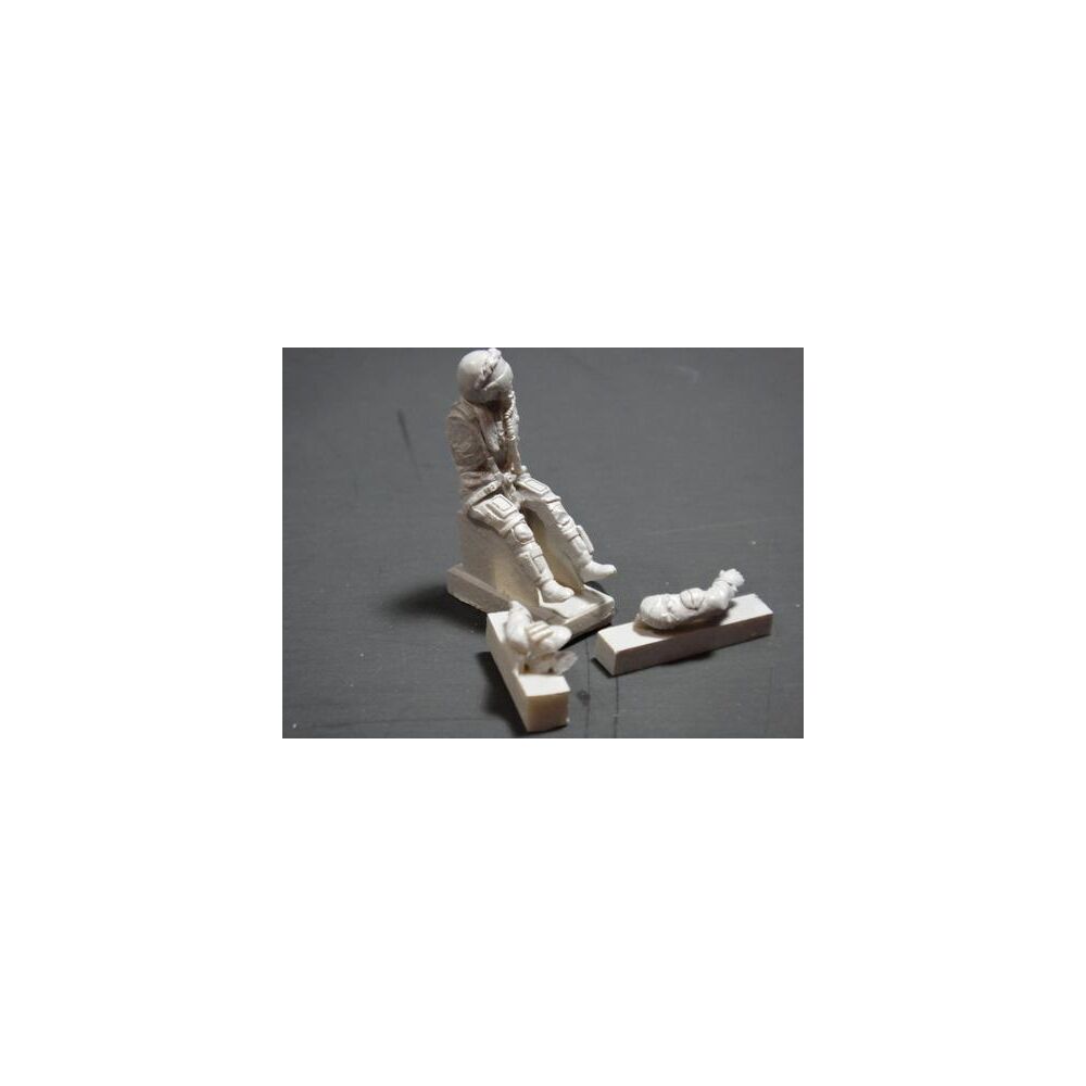 Modern RAF Pilot Seated