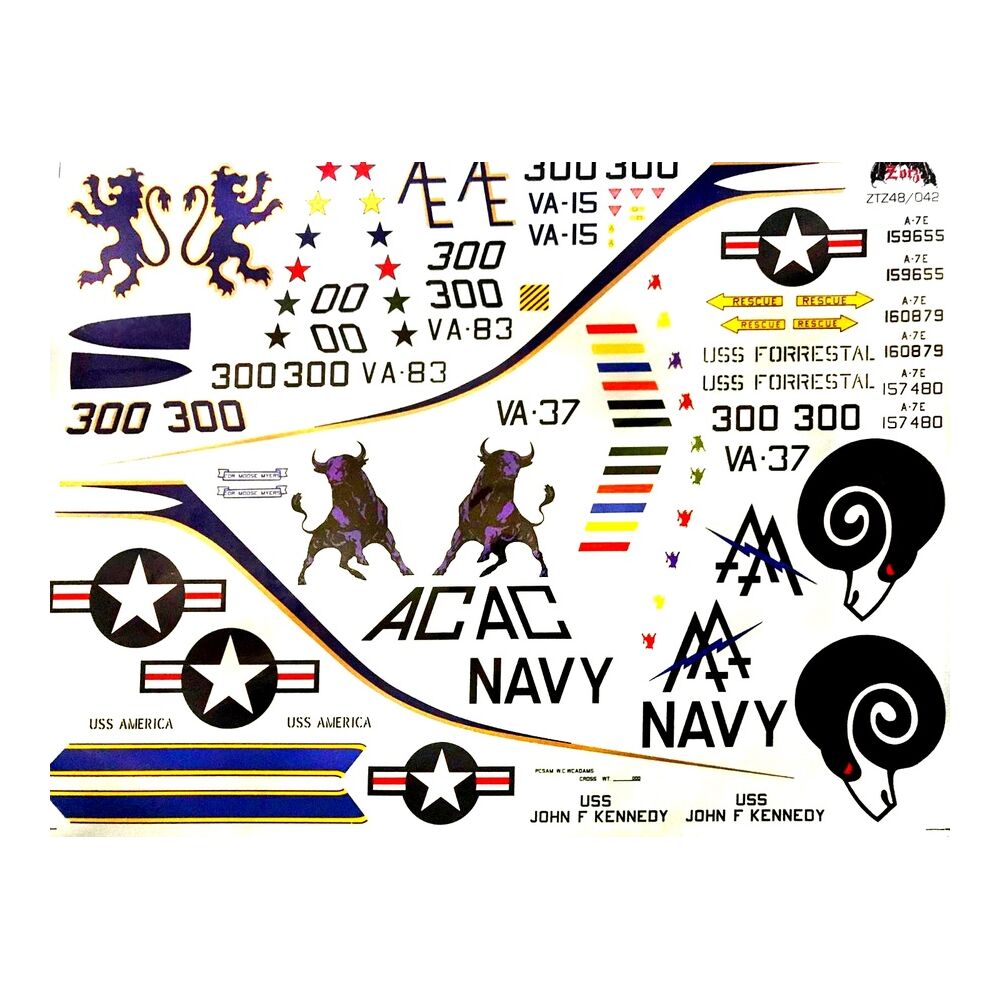 A-7E decal set