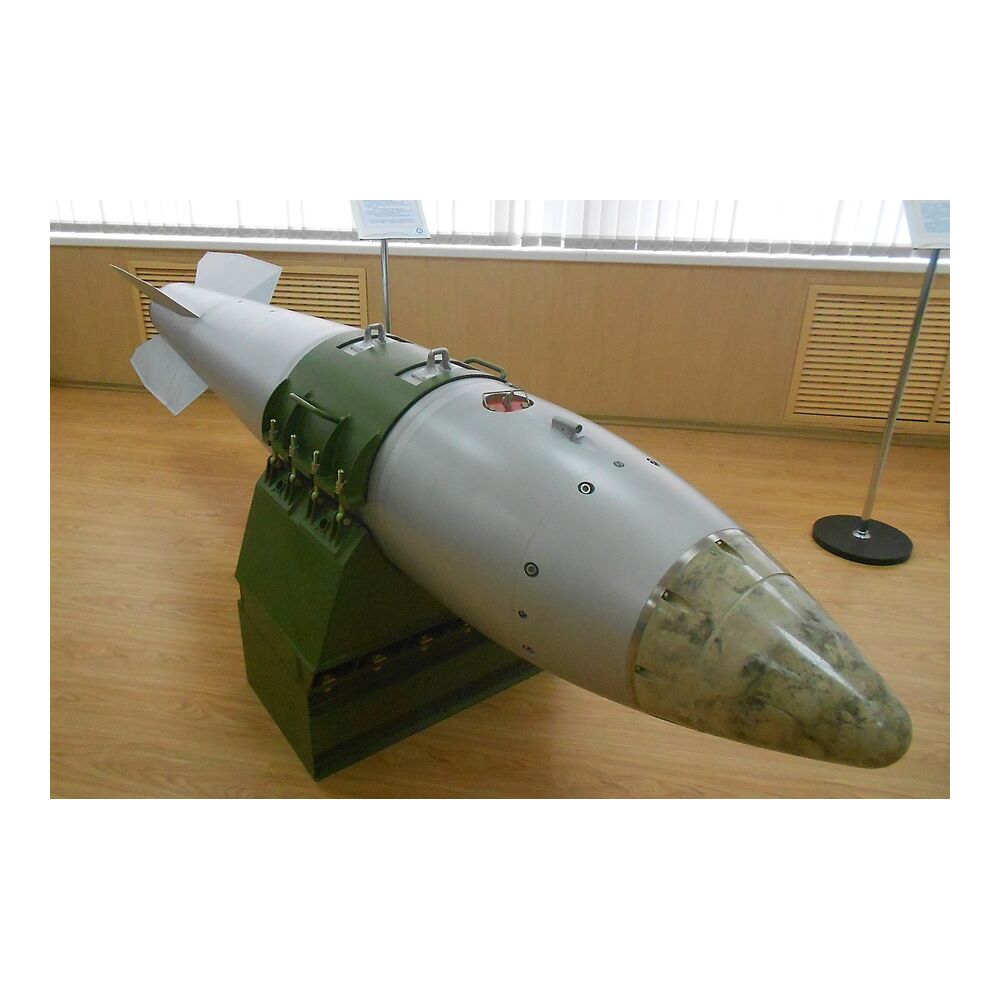 RN-28 Soviet nuclear bomb with BD3-56FNM rack