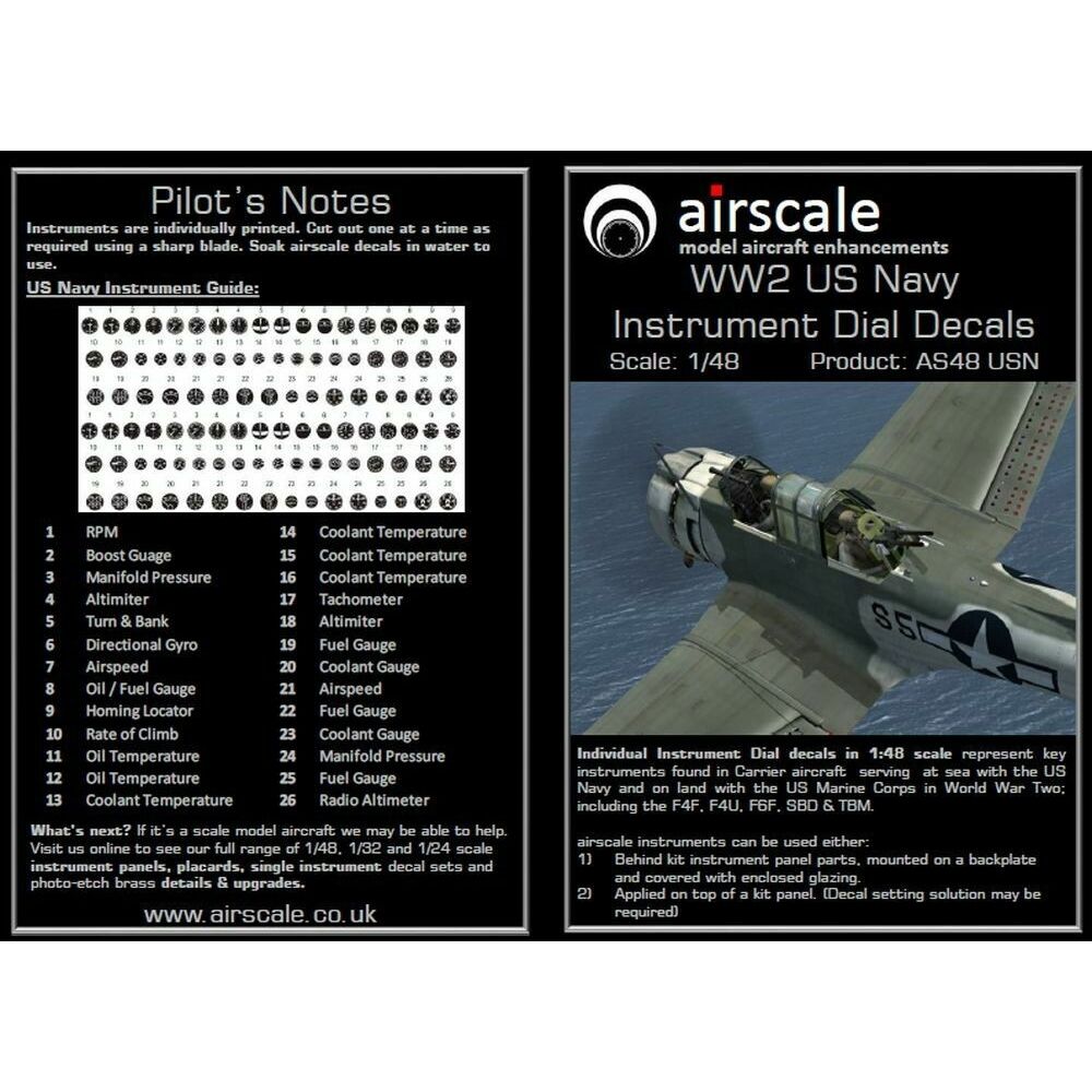 USN/USMC Cockpit Decals