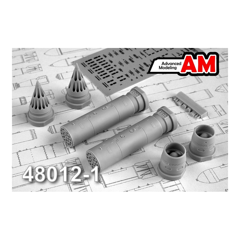 B-8M1 80 mm rocket launcher (set contains two rocket launchers)