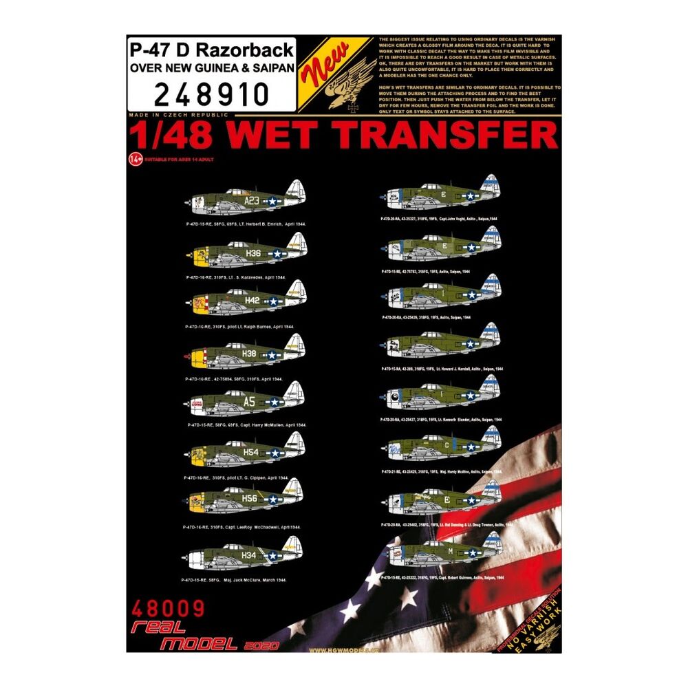 P-47D decal set