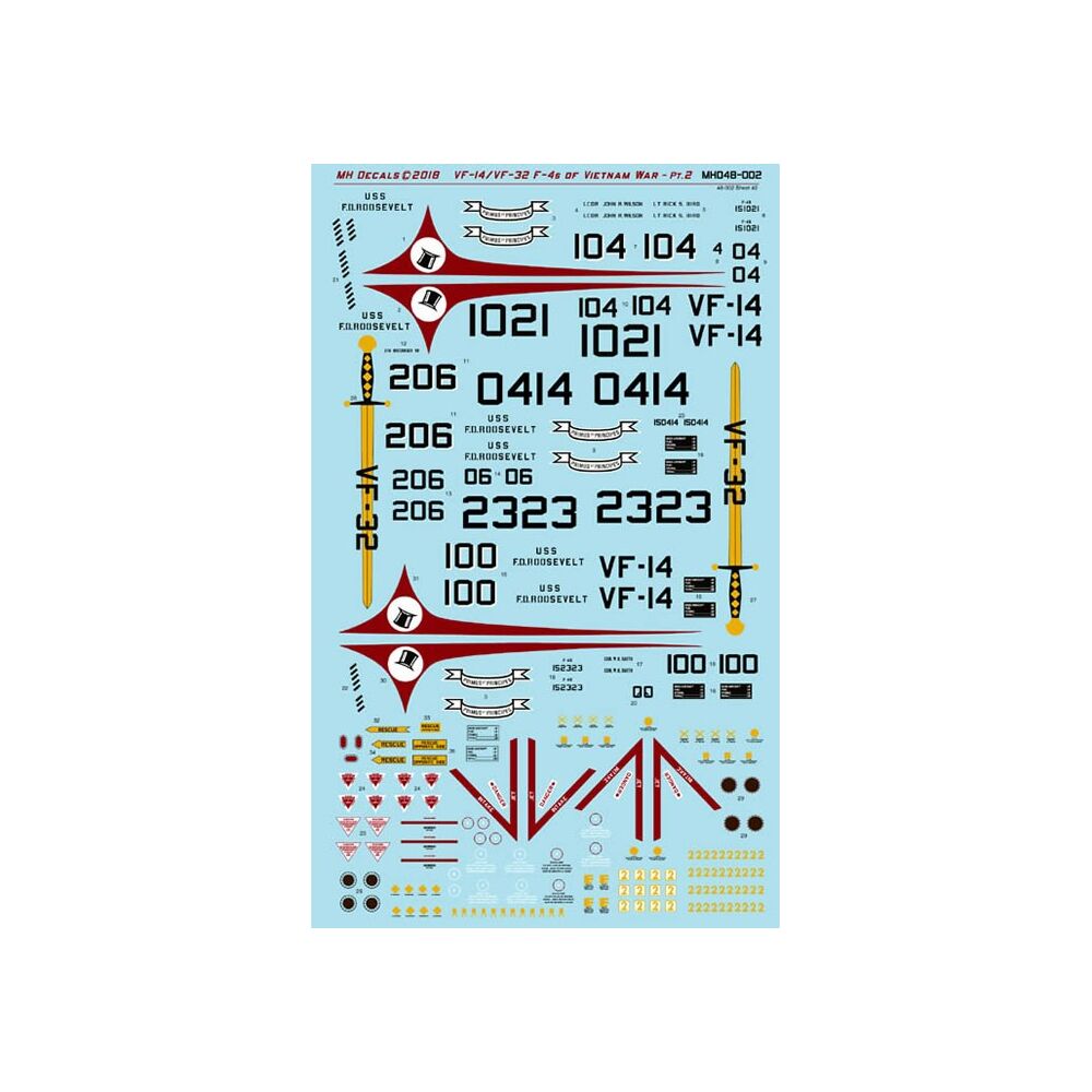 F-4B VF-14/VF-32 Phantoms of Vietnam war part 2