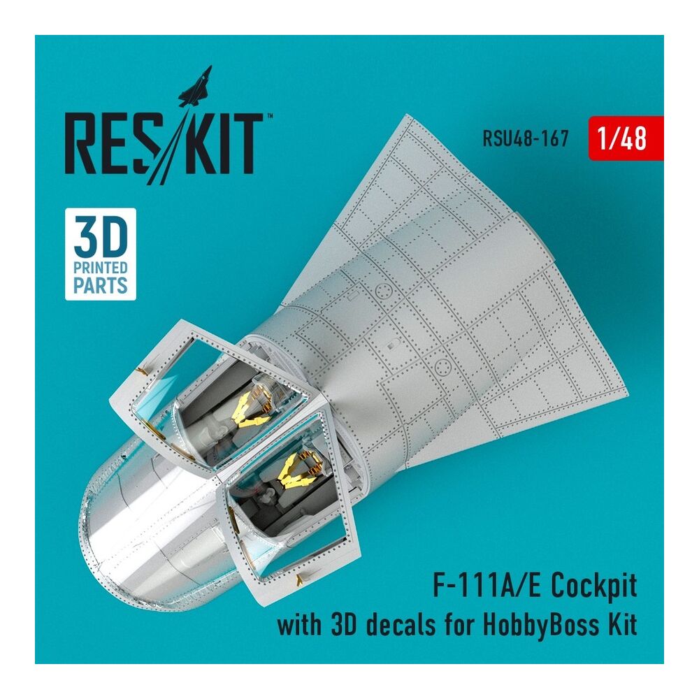 F-111C Cockpit early modification with 3D decals