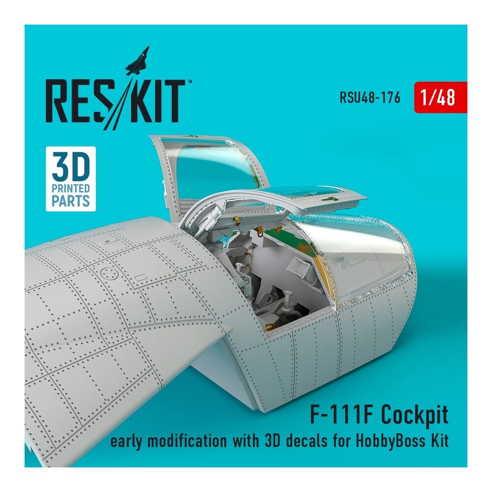 F-111F Cockpit early modification with 3D decals