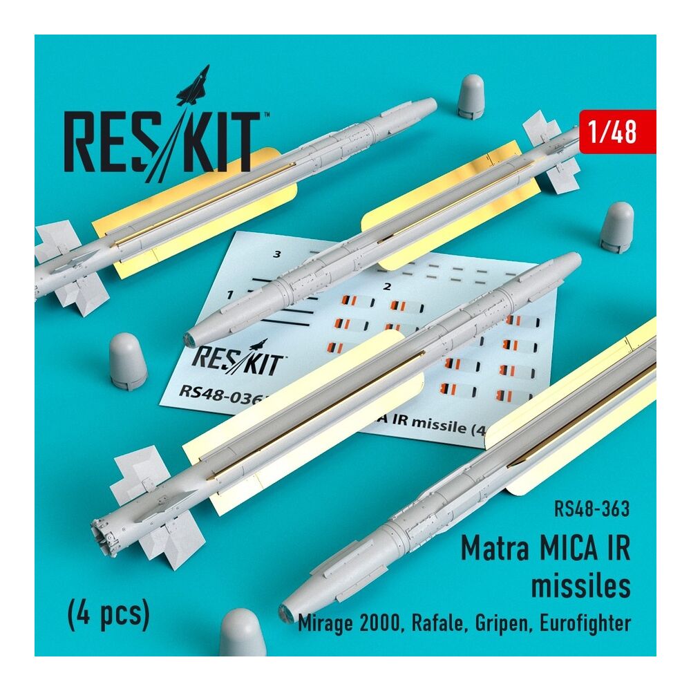 Matra MICA IR missiles (4 pcs)
