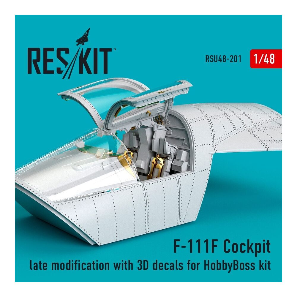 F-111F Cockpit late modification with 3D decals