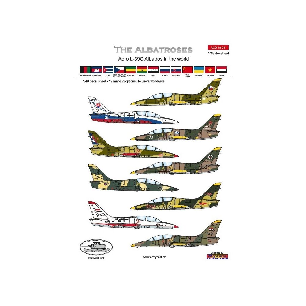 L-39C Albatros decal set