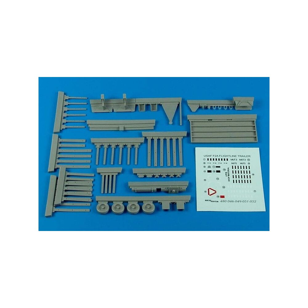 USAF F-2A flightline trailer (steel platform with racks)