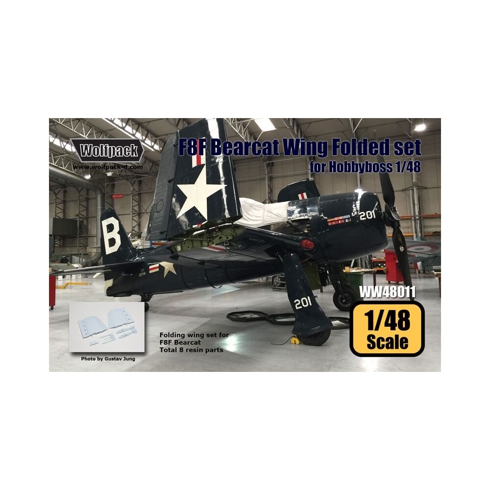 F8F wing folded set