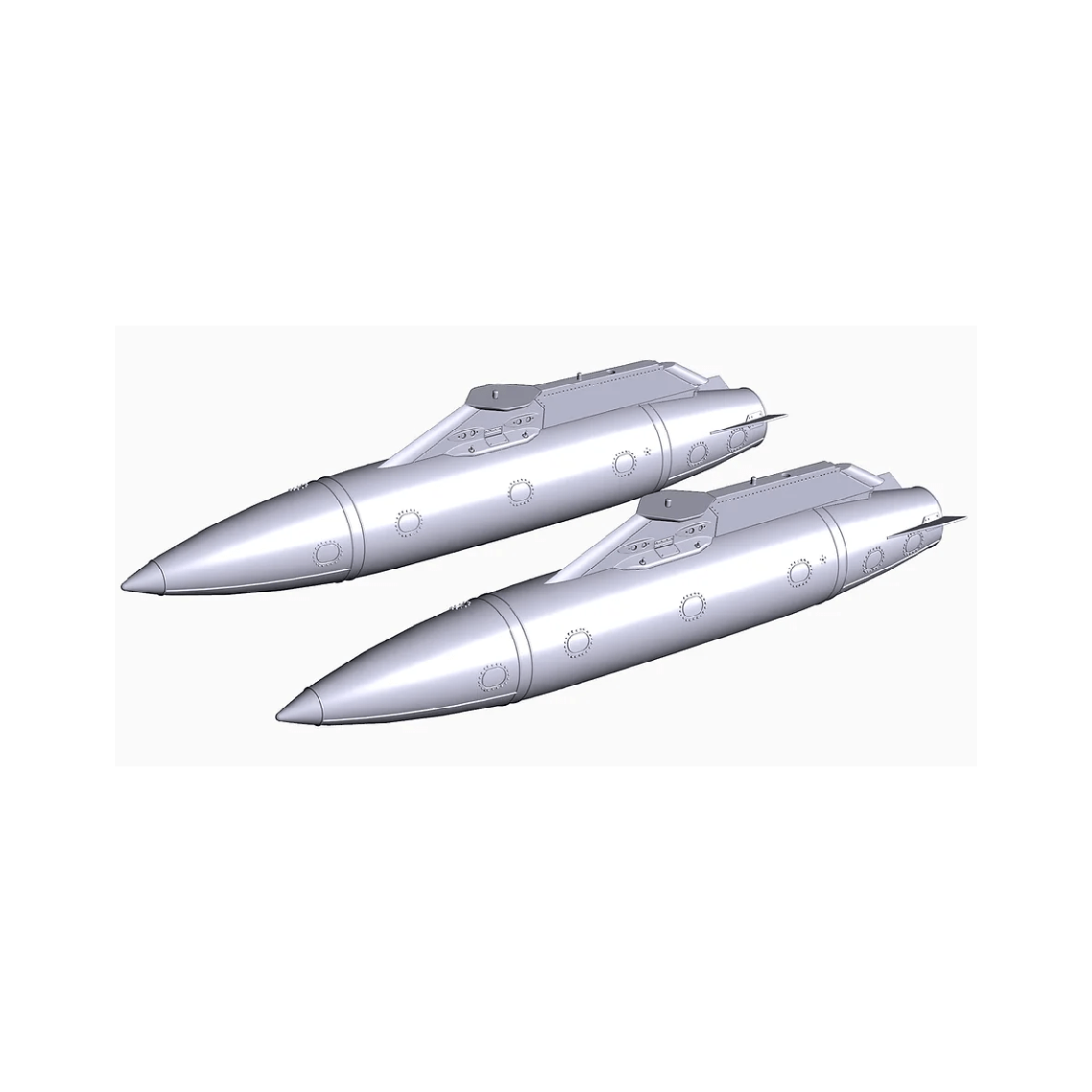 F-16 600 gallons fuel tanks with pylons Kopecky Scale Models 48019 1:48