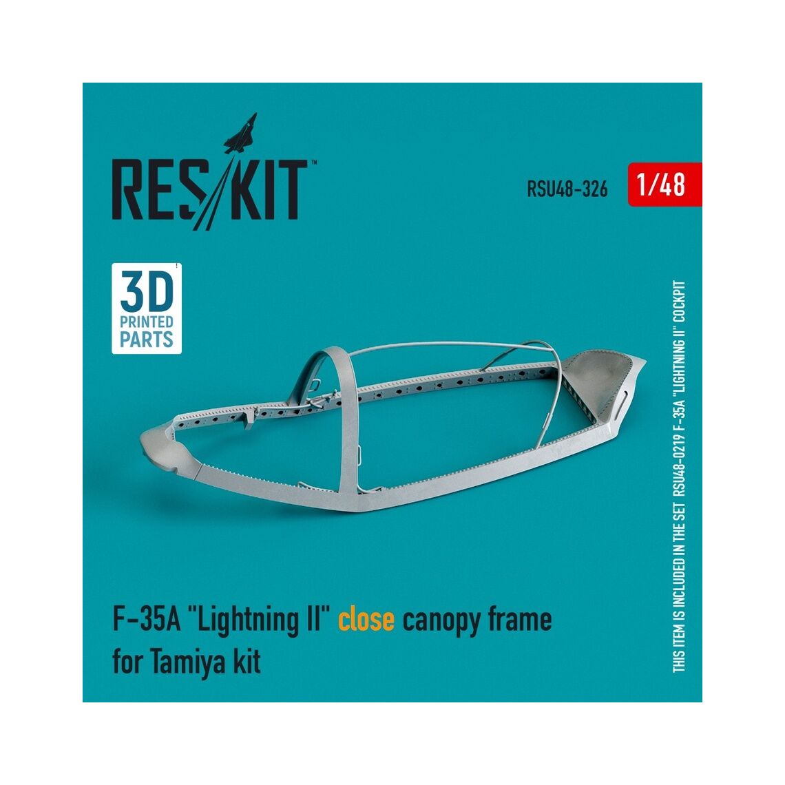 F-35A "Lightning II" close canopy frame