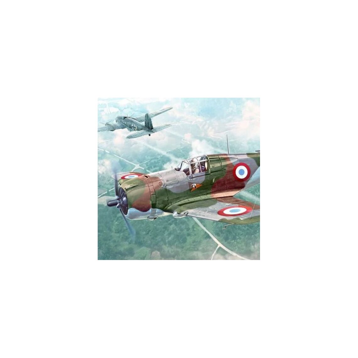 French AF Curtiss Hawk 75A-3 (premium edition) Wolfpack-Design WP14815 1:48