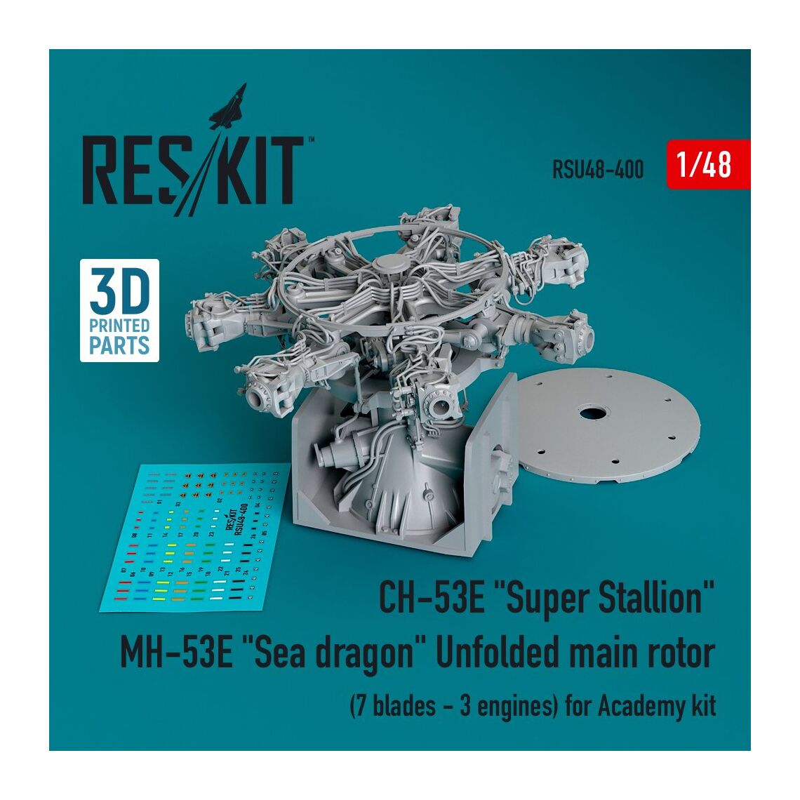 CH-53E "Super Stallion", MH-53E "Sea dragon" unfolded main rotor (7 ...