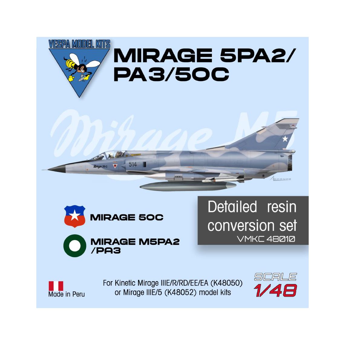Mirage 50C/Mirage 5PA2/PA3 conversion set