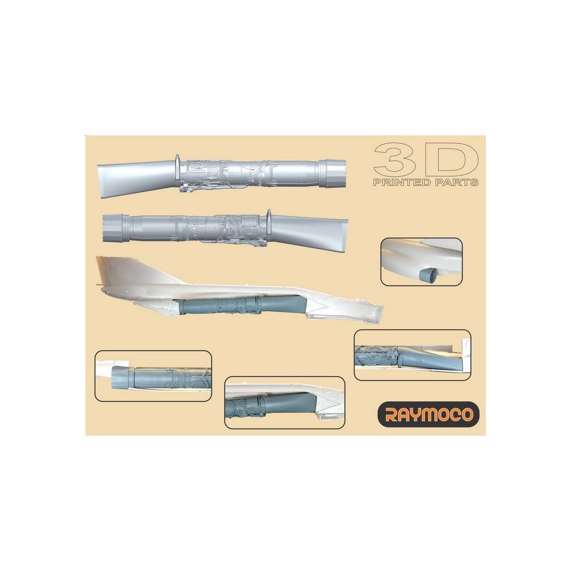 F-4J/E/EJ Air Intakes, air Intake covers, exhaust nozzles turbo jet ...