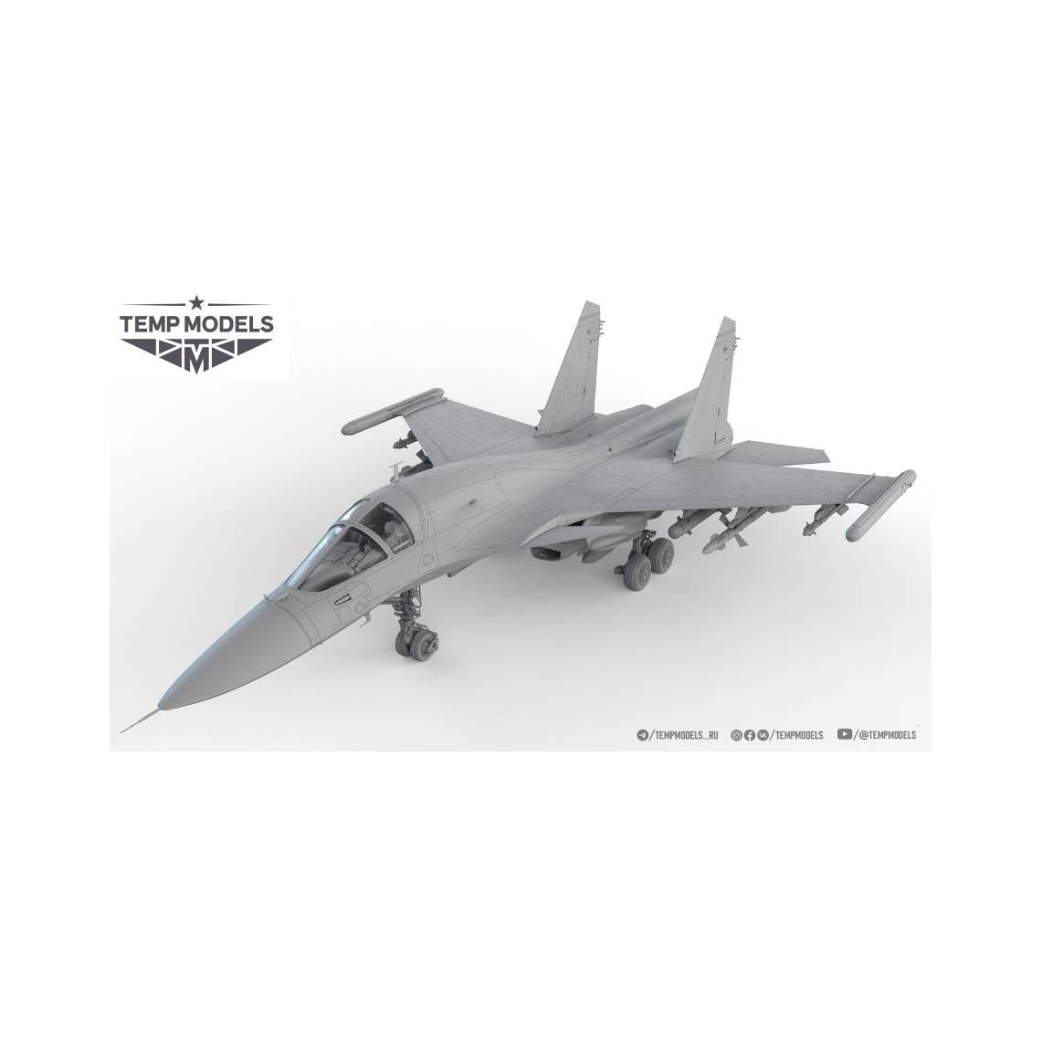 Su-34 Temp Models 48001 1:48