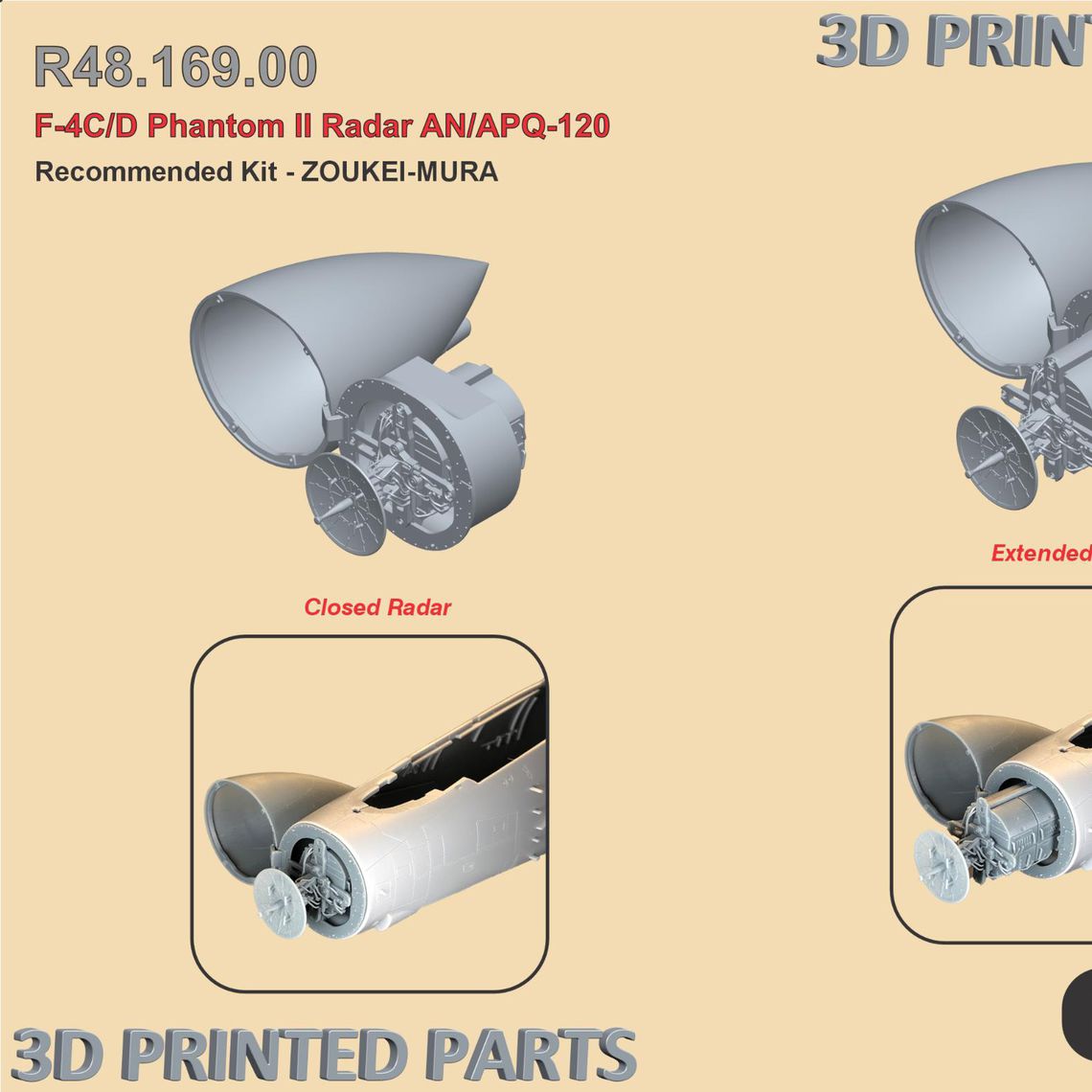 F-4C/D Radar AN/APQ-120 Raymoco R48.169.00 1:48