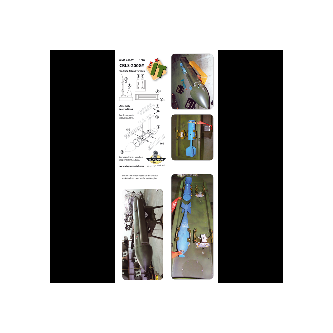 CBLS 200 GY practice bomb dispenser