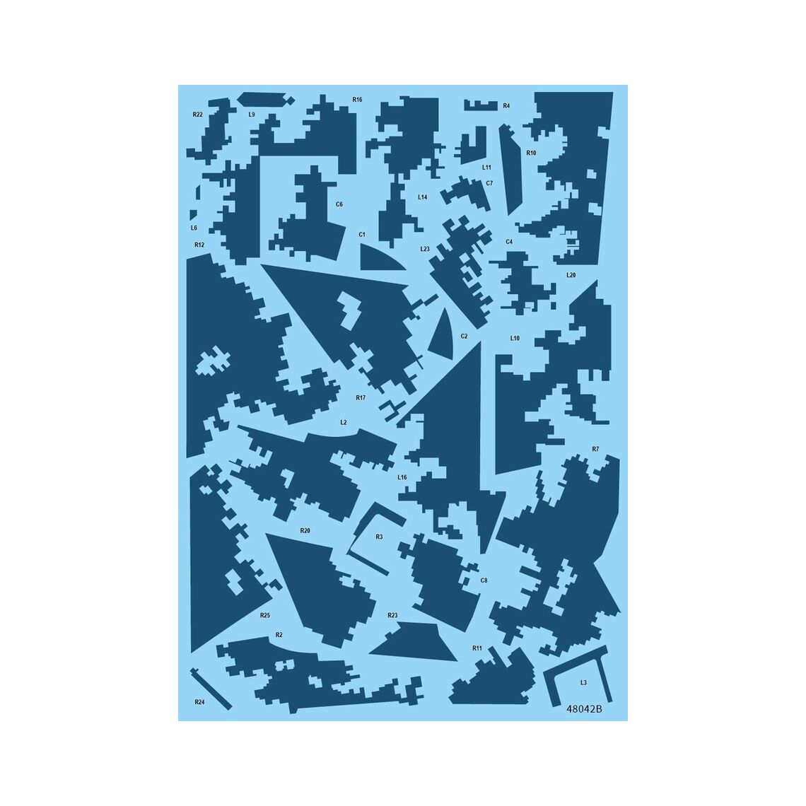 Su-27 Digital Camouflage Scheme Ukrainian Air Force