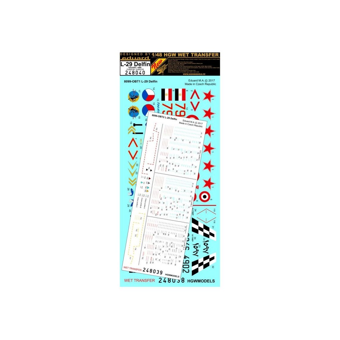 L-29 stencils & markings