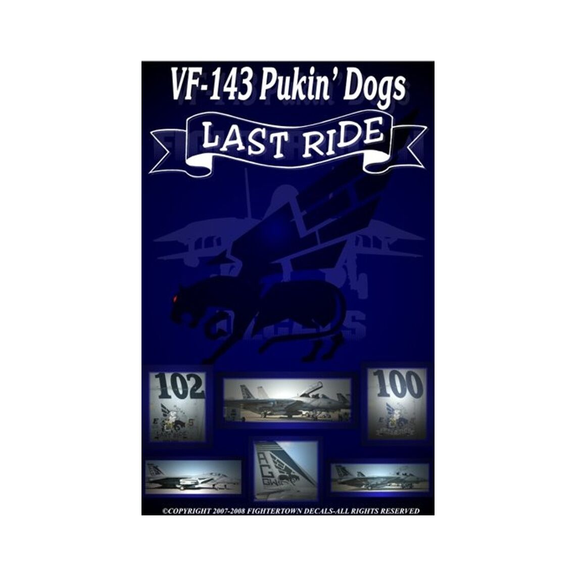 F-14B Pukin' Dogs Fightertown Decals 48003 1:48