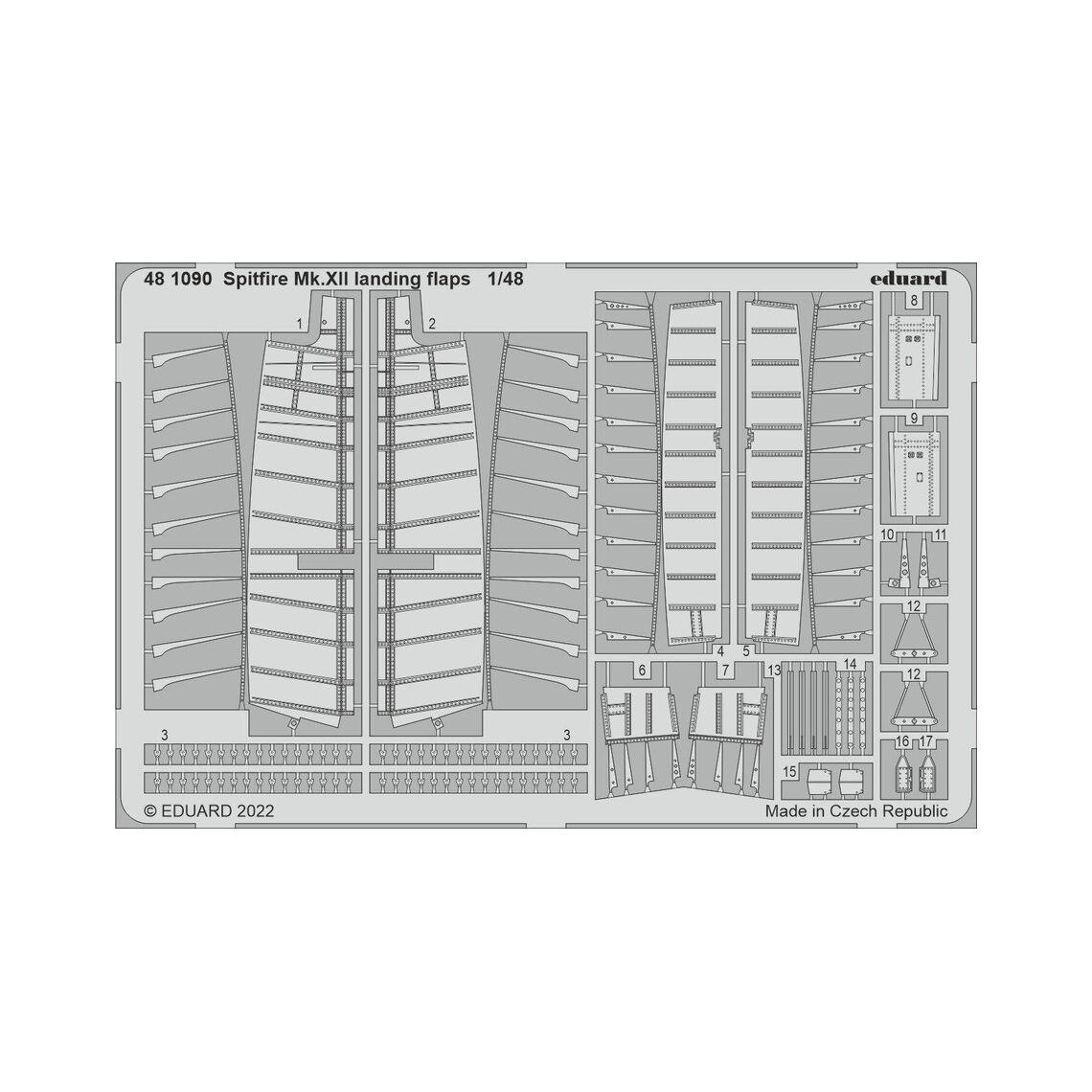 Spitfire Mk.XII landing flaps