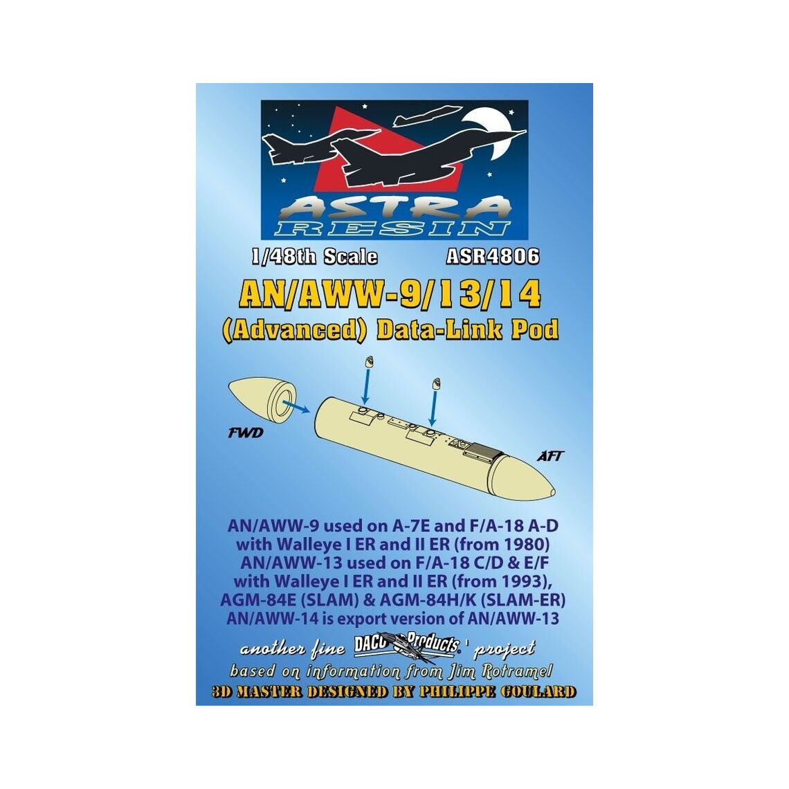 AN/AWW-9/-13 Data Link Pod (Desert Storm era)