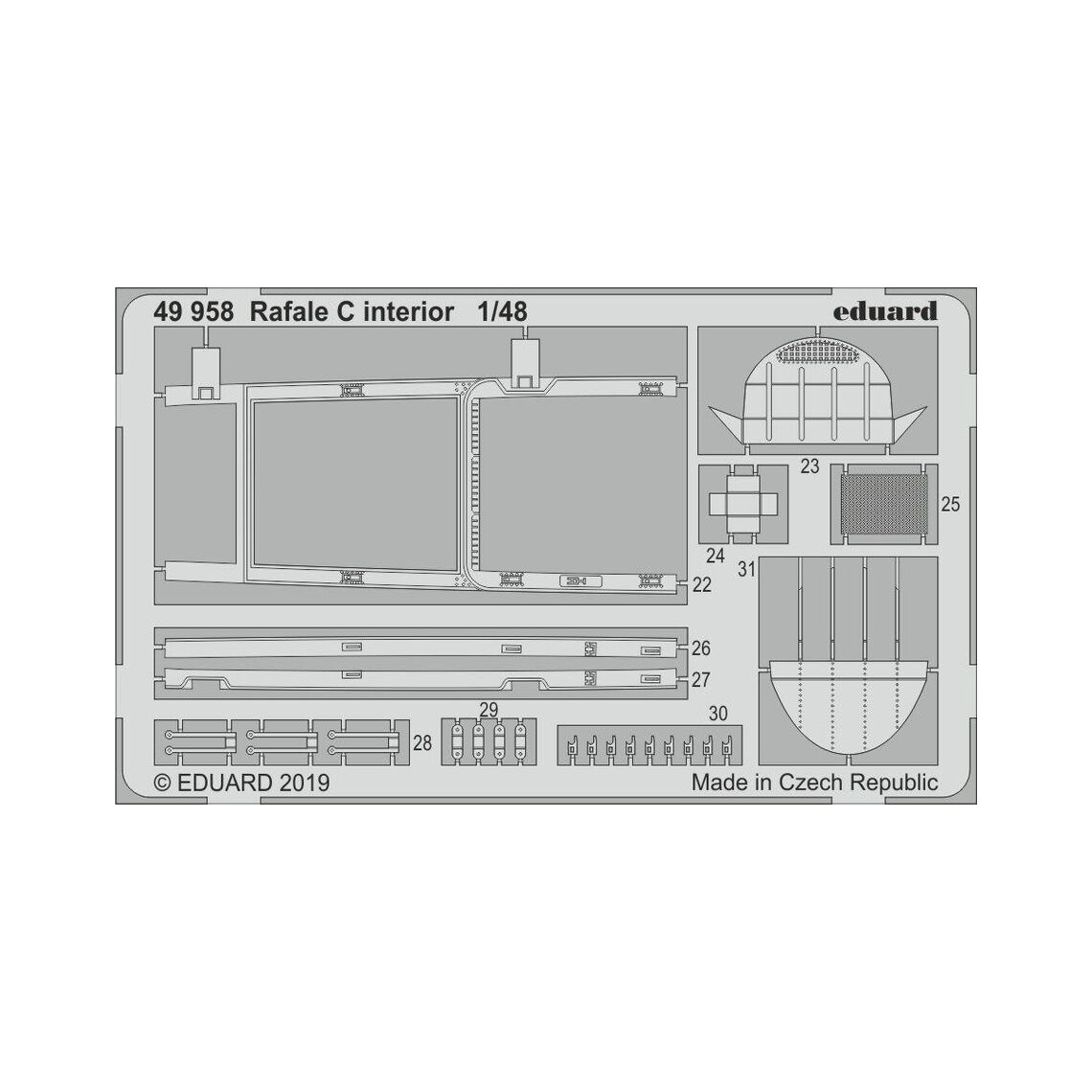 Rafale C interior detail set