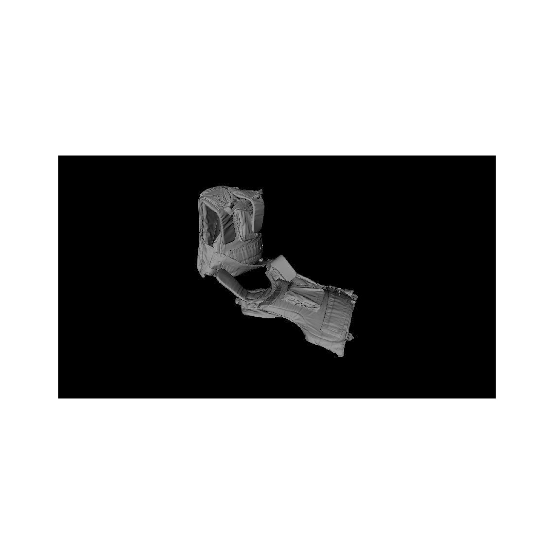 Set of 2 lose Vietnam era helicopter pilot body armor "chicken plate"